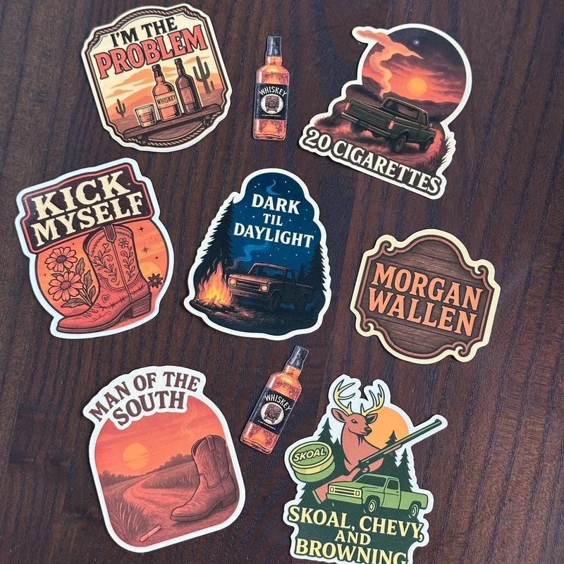 Morgan Wallen Stickers - Etsy