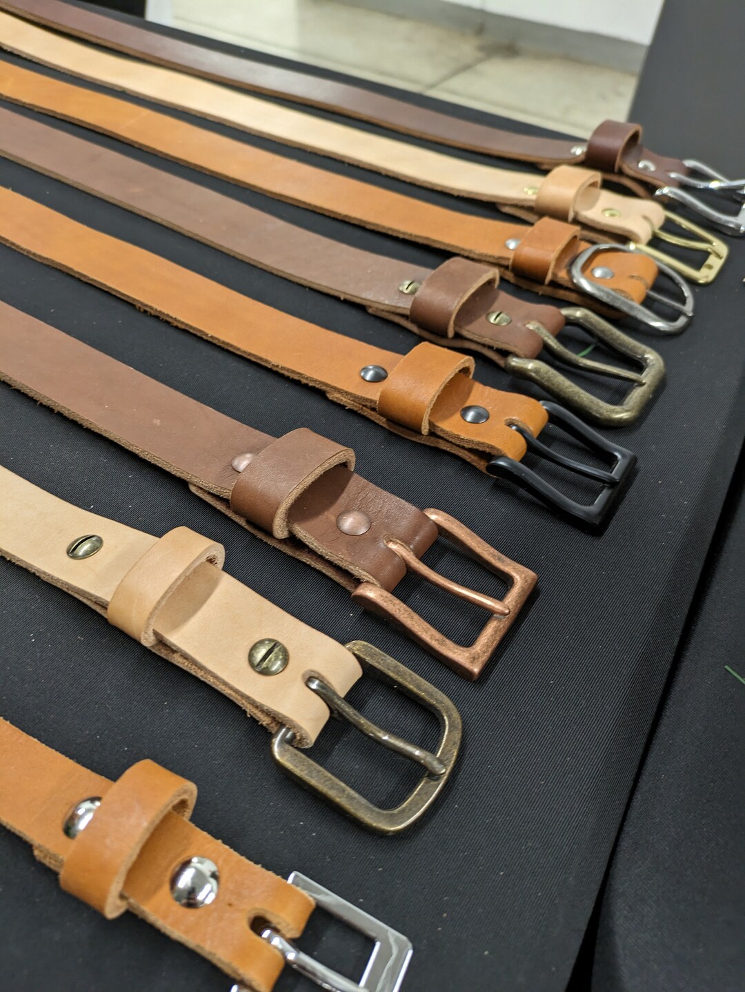 1.5" Width - Custom Length Leather Belts - Etsy