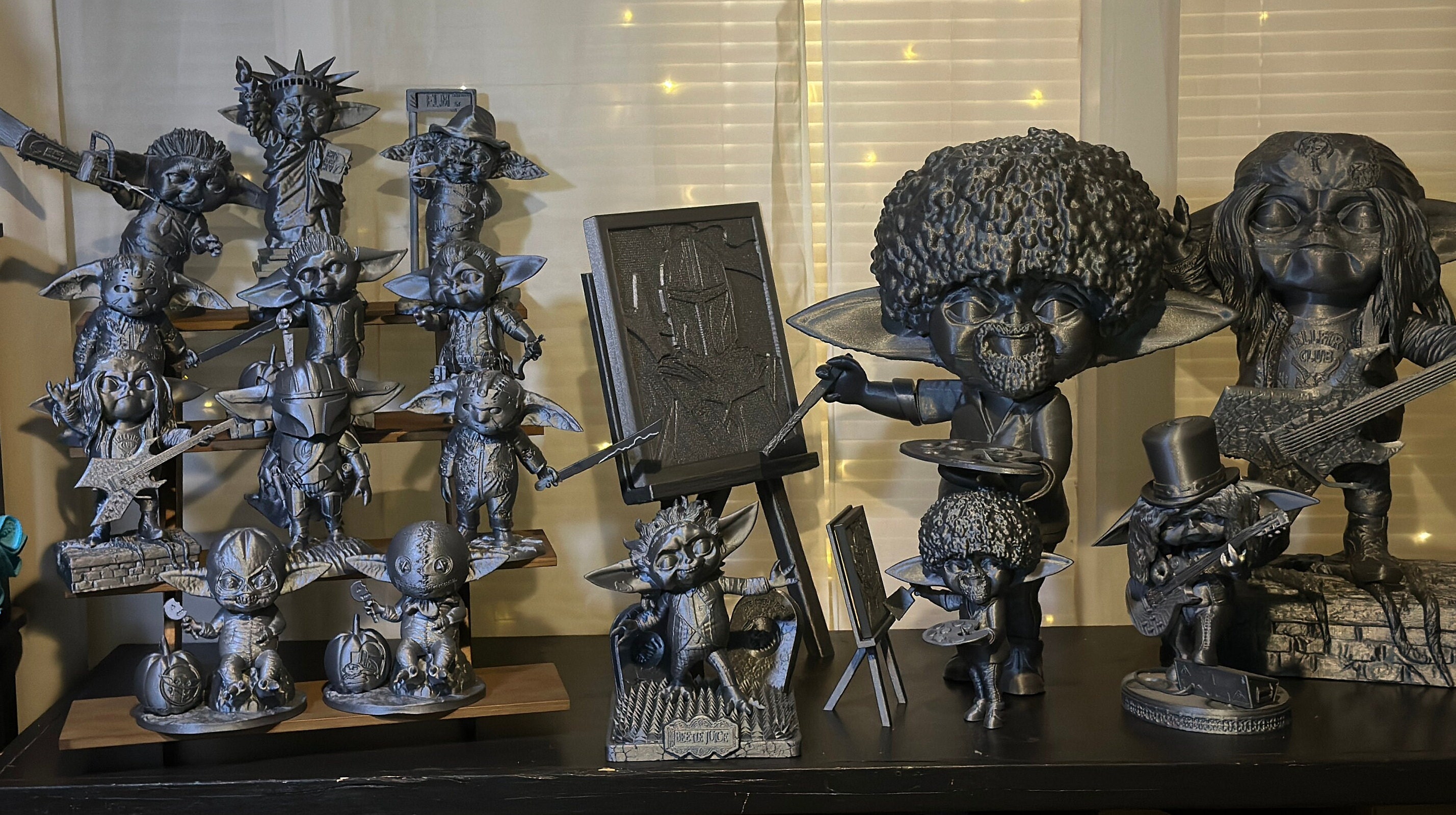 8in Grogu aka Baby Yoda Horror Jason Voorhees Mashup: Premium 3D ...