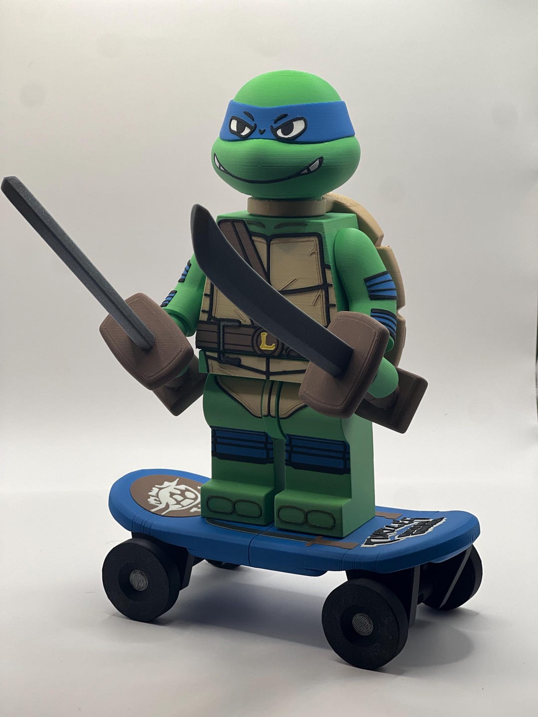 4-pack 8in Ninja Turtle Brick Heroes – Premium 3D Printed Megafigure ...
