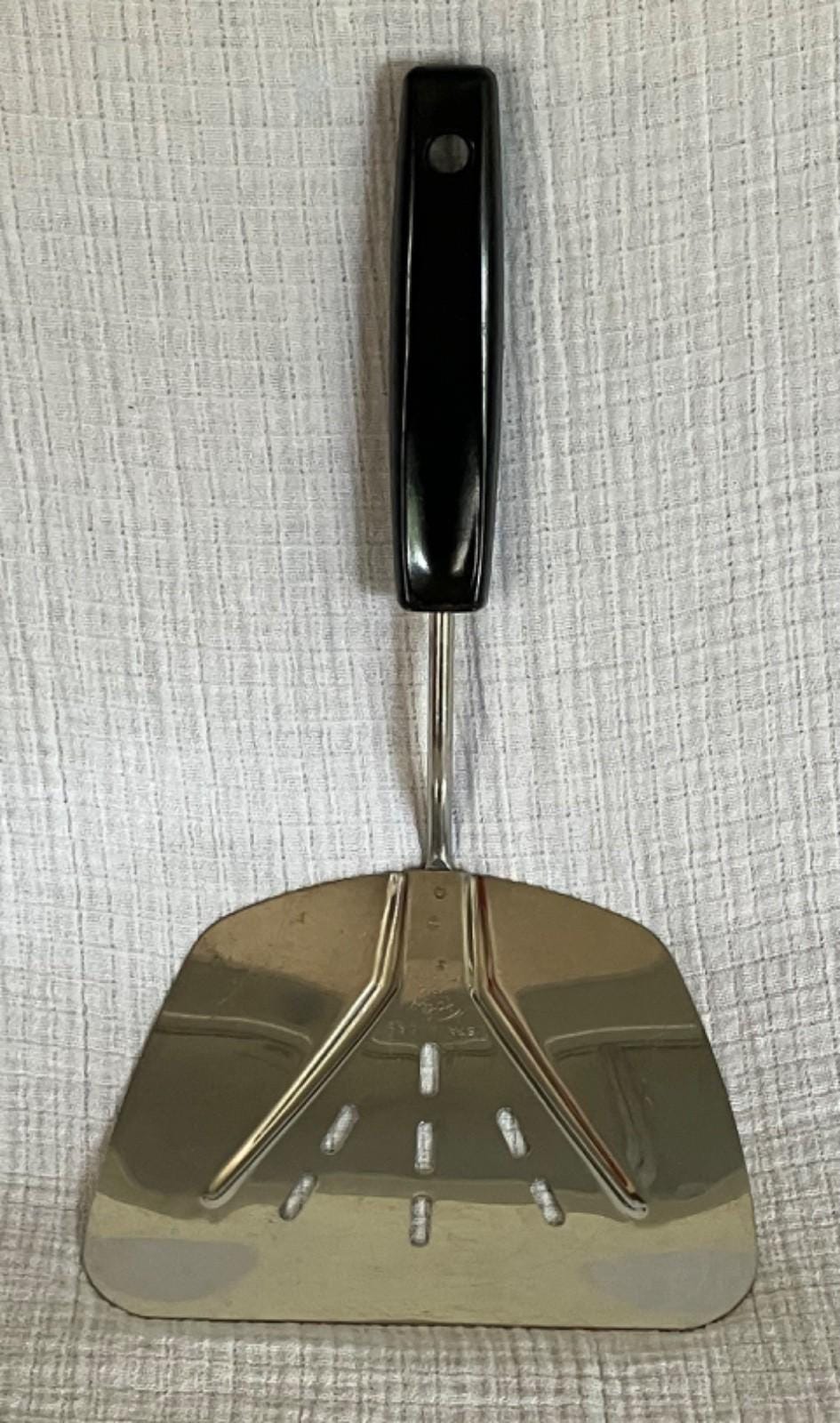 Vintage Foley Stainless Steel Slotted Curved Kitchen Spatula ~10" Good ...
