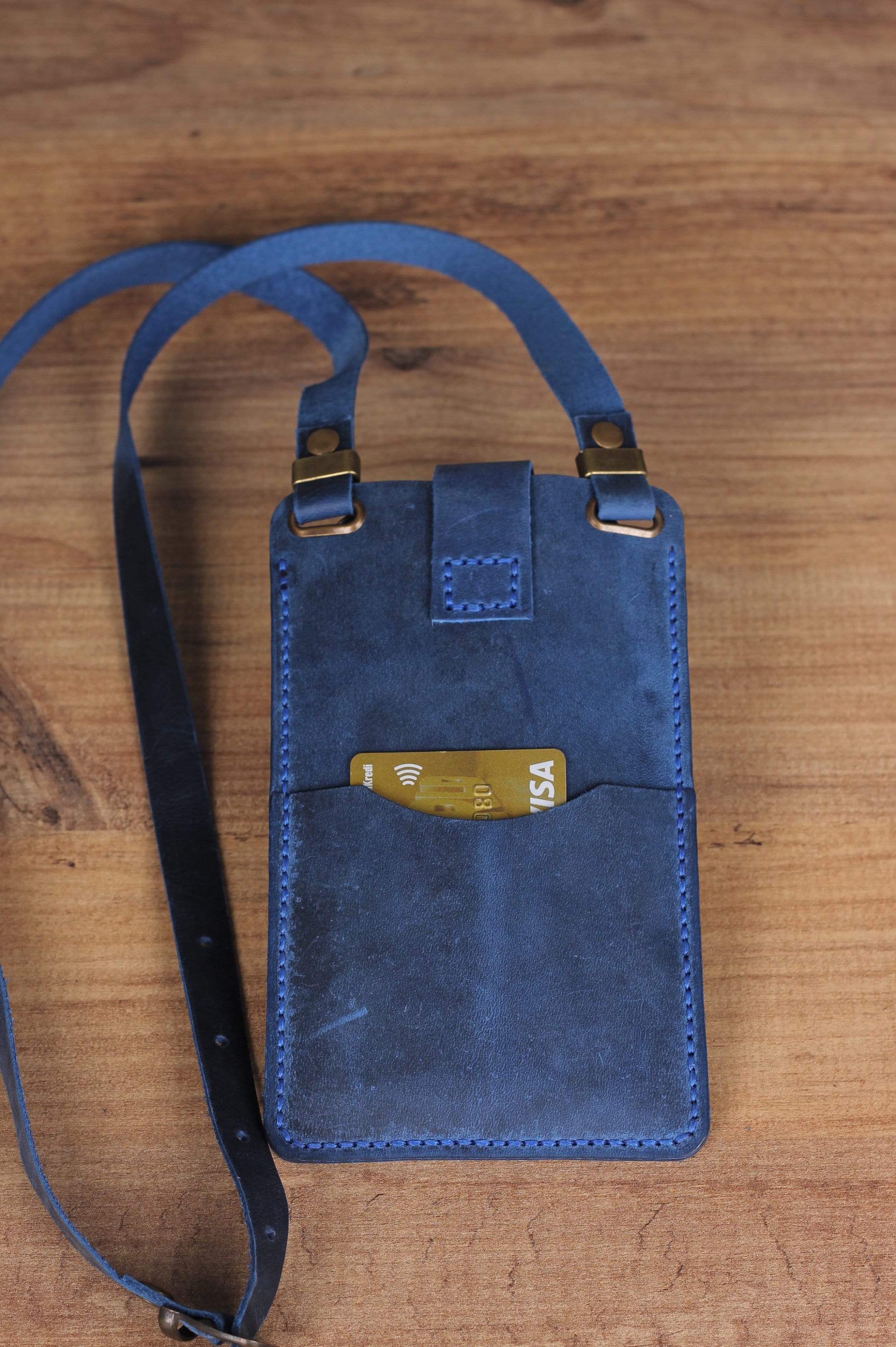 Leather Crossbody Phone Bag Personalized Leather Phone Case - Etsy