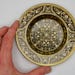 Damascene “damasquinado” 24 Karat Gold Inlay Metal Plate From Toledo ...