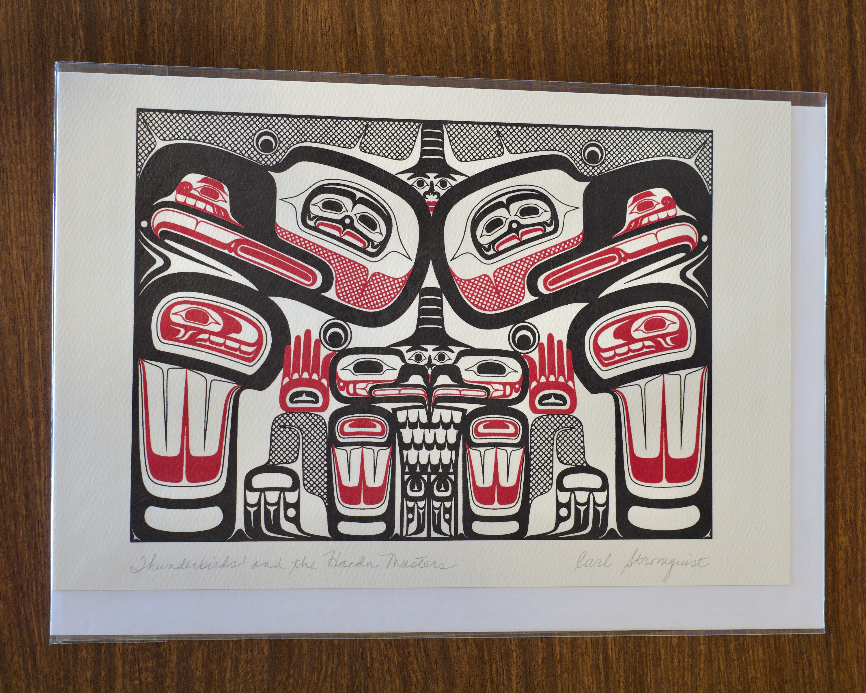 Formline Print/card thunderbirds Indigenous/first Nations Artwork ...