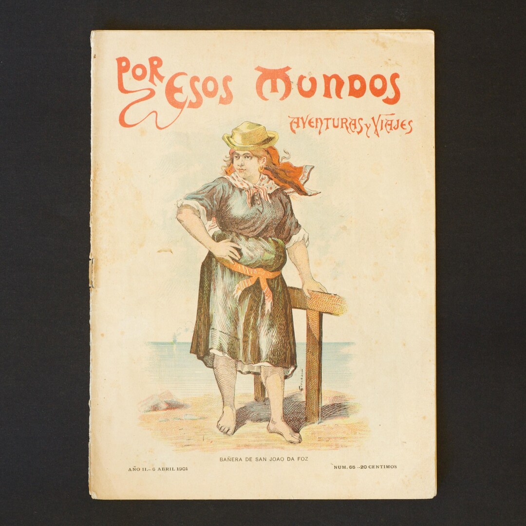 Antique Spanish Magazine “por Esos Mundos” / 1901 Publication From ...