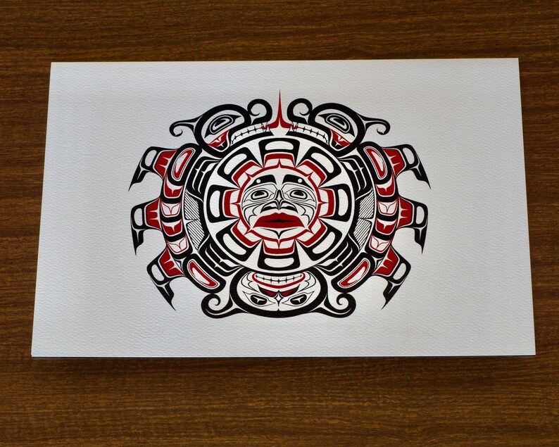 Formline Print/card “sisiutl” | Indigenous/first Nations Artwork ...