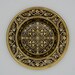 Damascene “damasquinado” 24 Karat Gold Inlay Metal Plate From Toledo ...