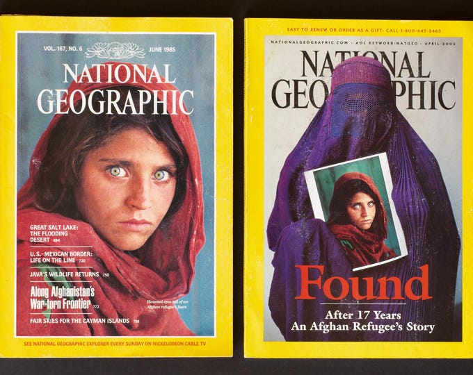 Two (2) National Geographic Magazines: June 1985 and April 2002 ...