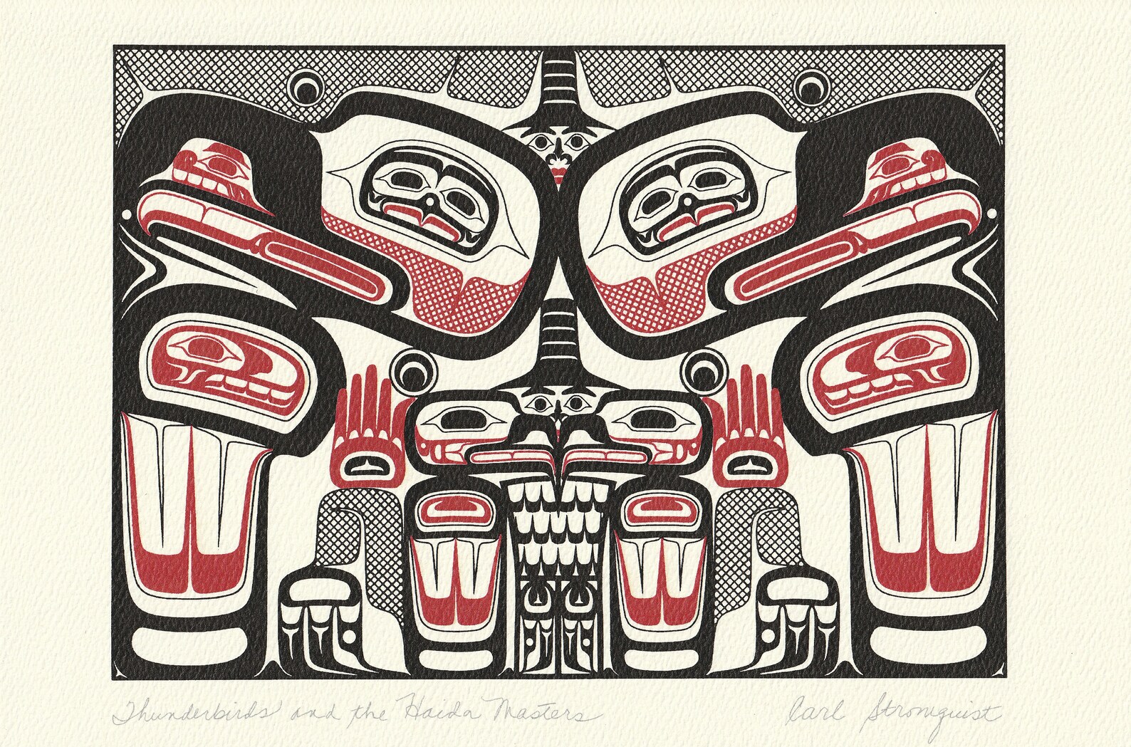 Formline Print/card thunderbirds Indigenous/first Nations Artwork ...