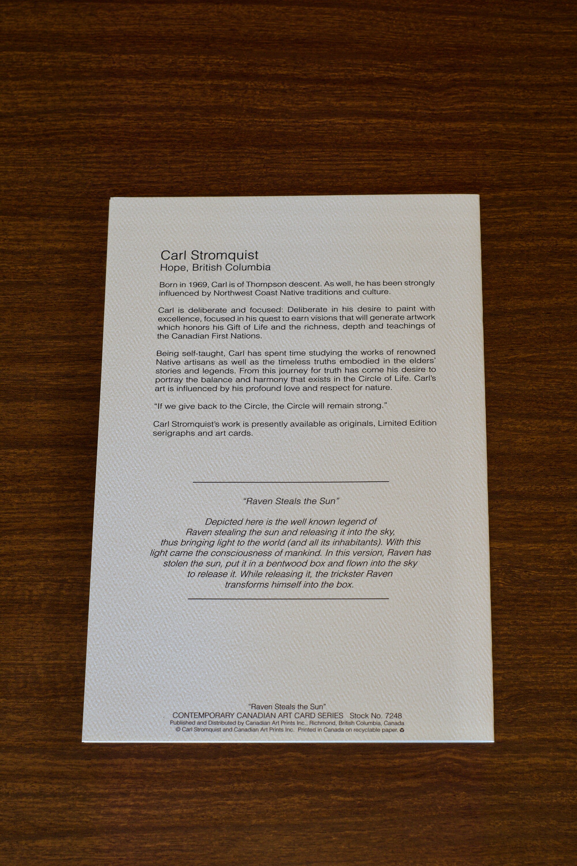 Formline Print/card “raven Sun” | Indigenous/first Nations Artwork ...