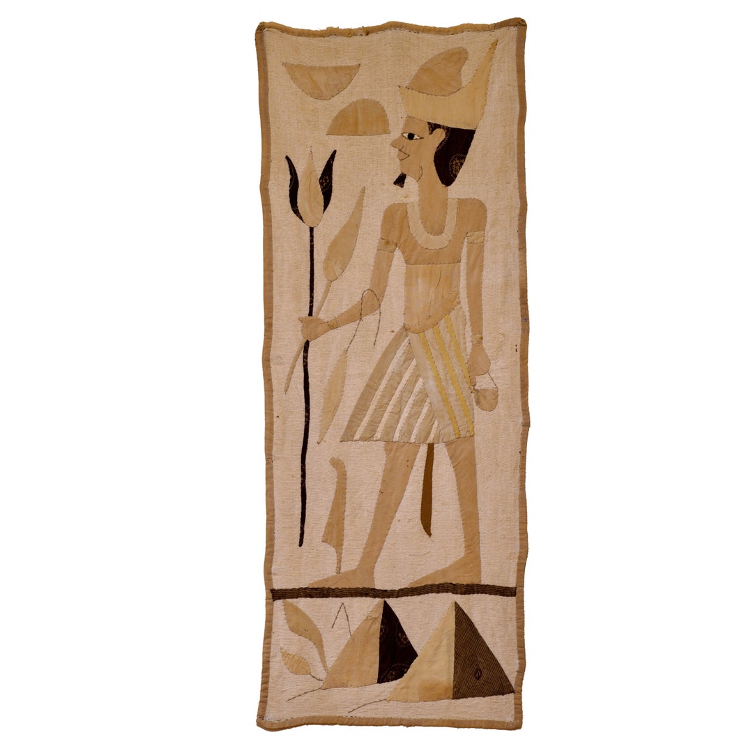 Antique Early 20th Century Handmade Egyptian Khayamiya - Pharaonic ...