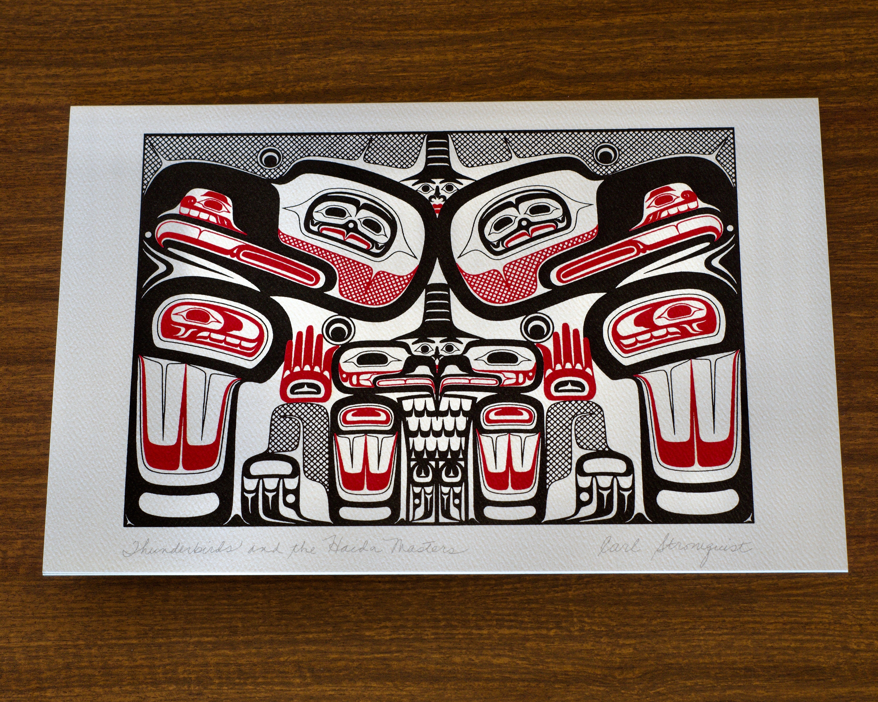 Formline Print/card thunderbirds Indigenous/first Nations Artwork ...