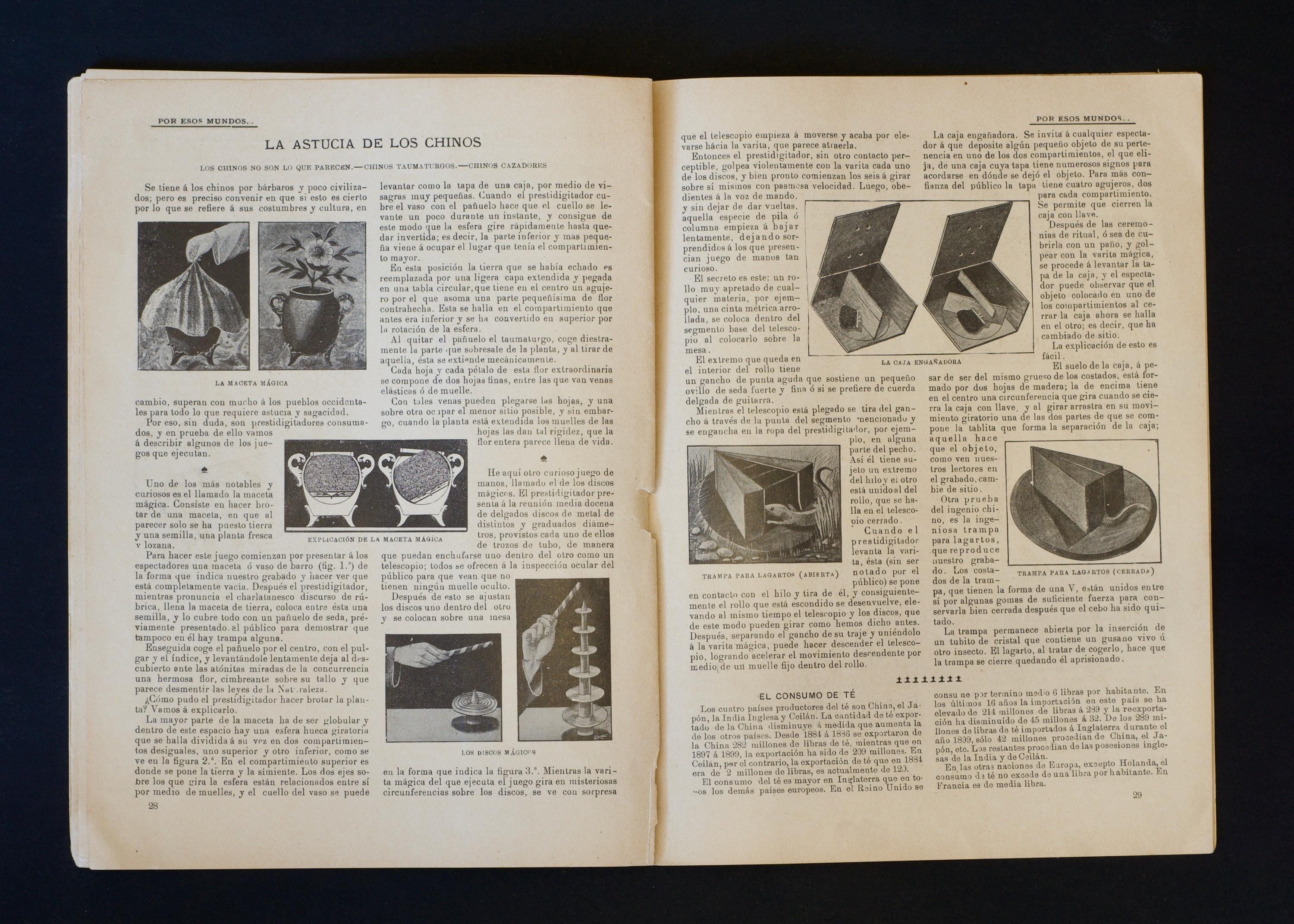 Antique Spanish Magazine “por Esos Mundos” / 1901 Publication From ...