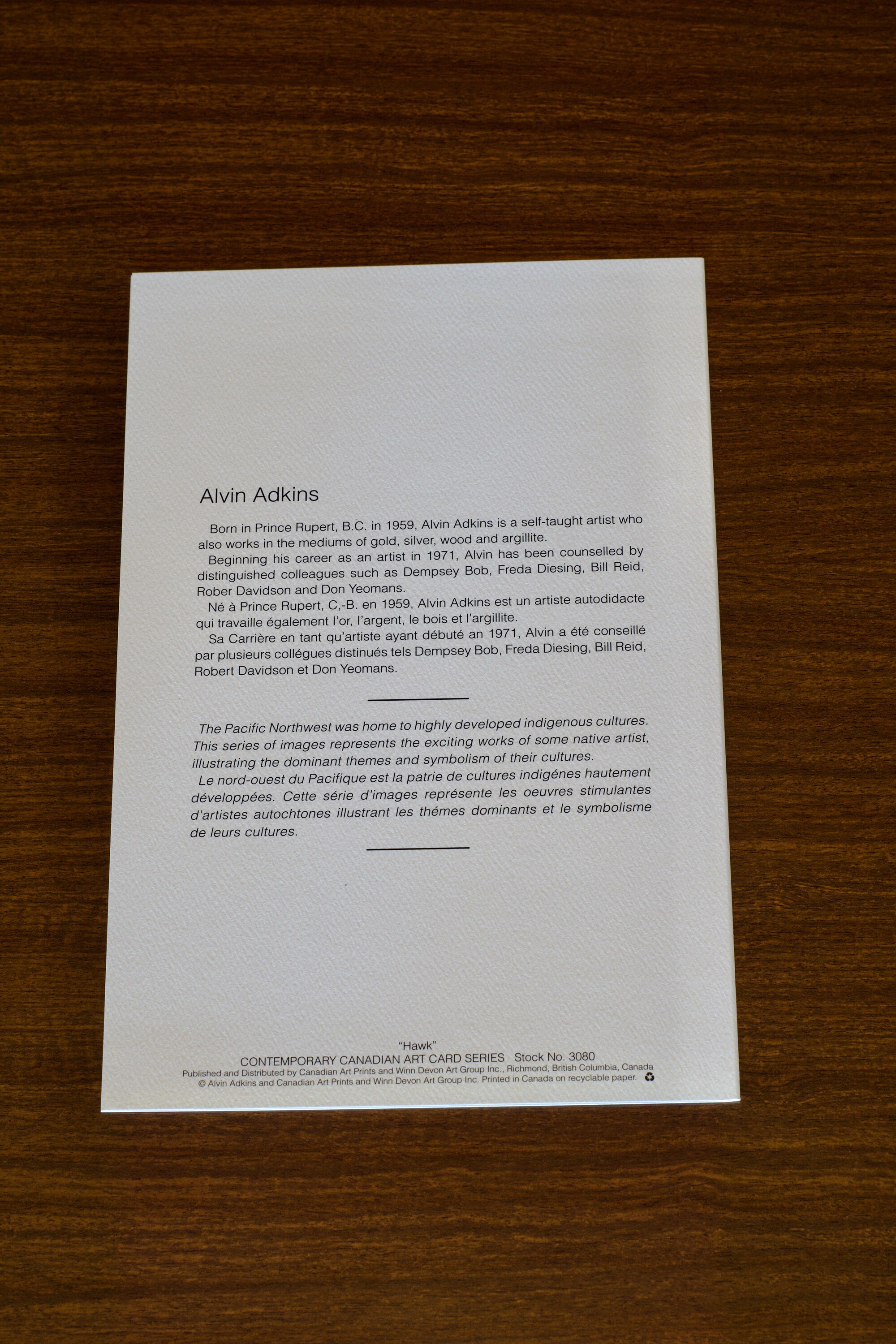 Formline Print/card “hawk” | Indigenous/first Nations Artwork | Pacific ...