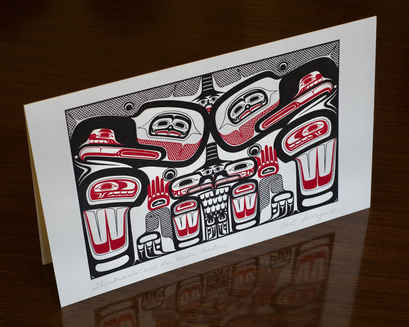 Formline Print/card thunderbirds Indigenous/first Nations Artwork ...