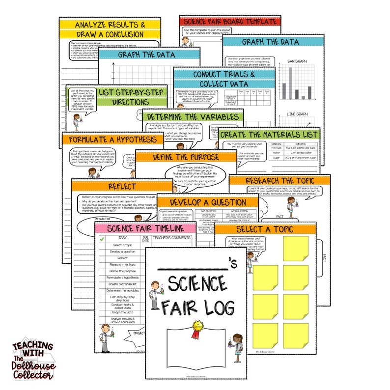 Science Fair Project Guide: Upper Elementary Homeschool (PDF) - Etsy