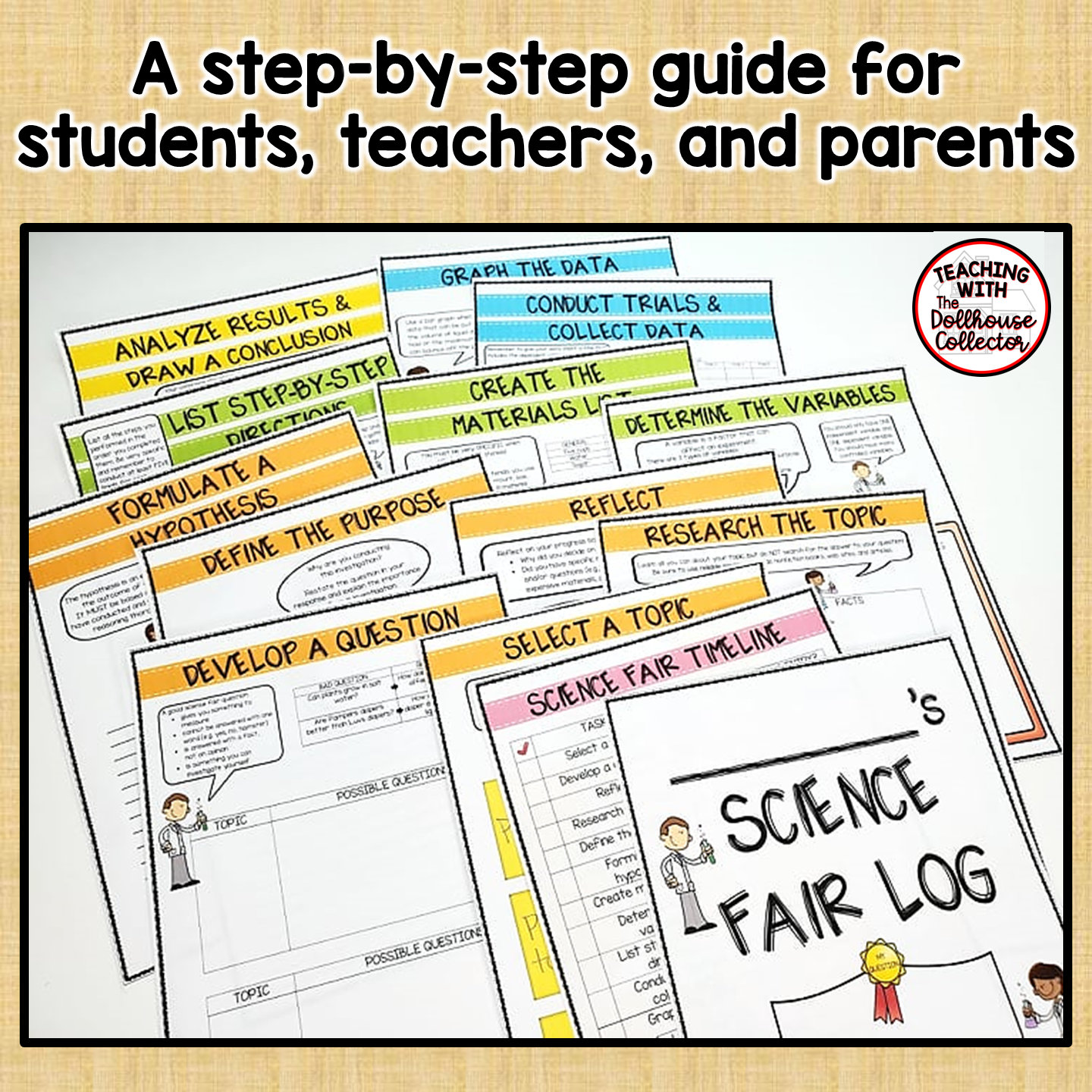 Science Fair Project Guide: Upper Elementary Homeschool (PDF) - Etsy