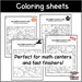 Halloween Math Color by Code Worksheets | Color by Number | 5th Grade ...