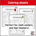 Christmas Math Color by Code Worksheets: Multiplication & Division ...