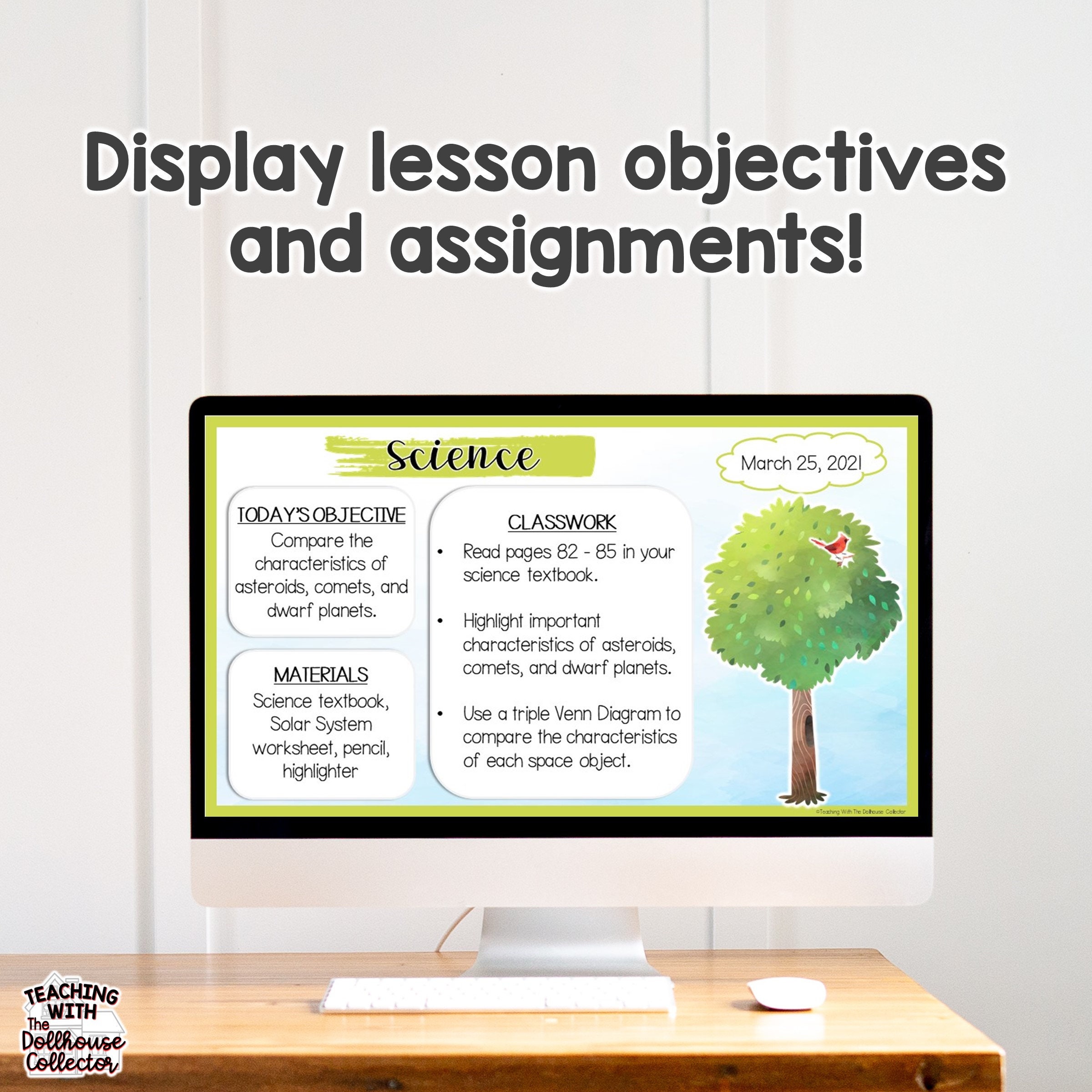 Editable Daily Agenda Slides Watercolor SEASONS Theme | Powerpoint ...