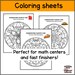Thanksgiving Math Color by Code Worksheets: Grades 4-6 (digital ...