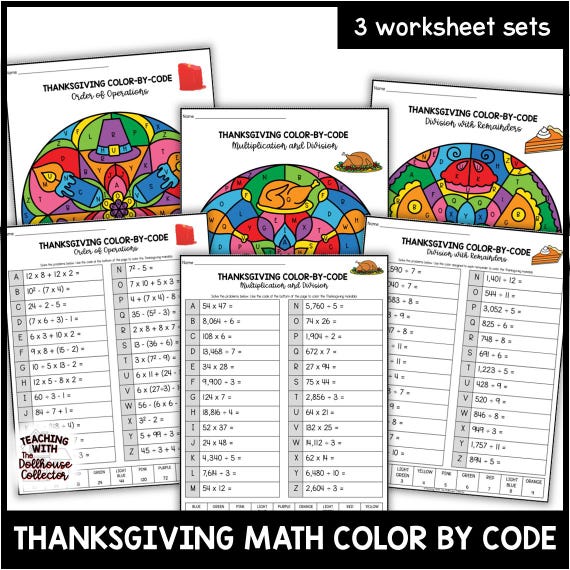 Color By Number Math Worksheets 5th Grade 5th Grade Math Coloring