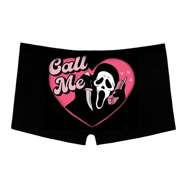 Horror Ghostface Pajamas Lingerie Set Call Me Etsy