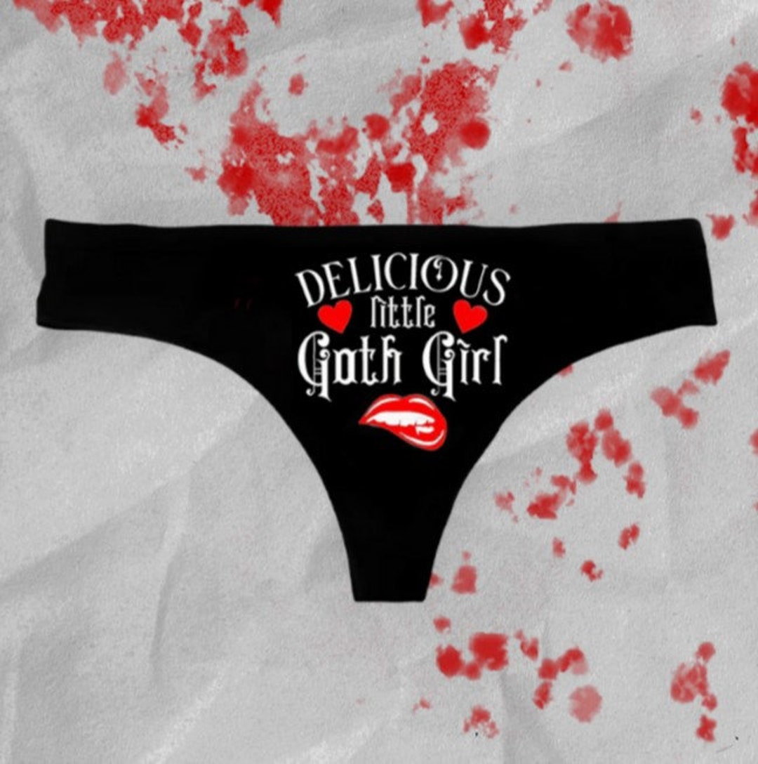 Delicious Little Goth Girl Thong - Etsy