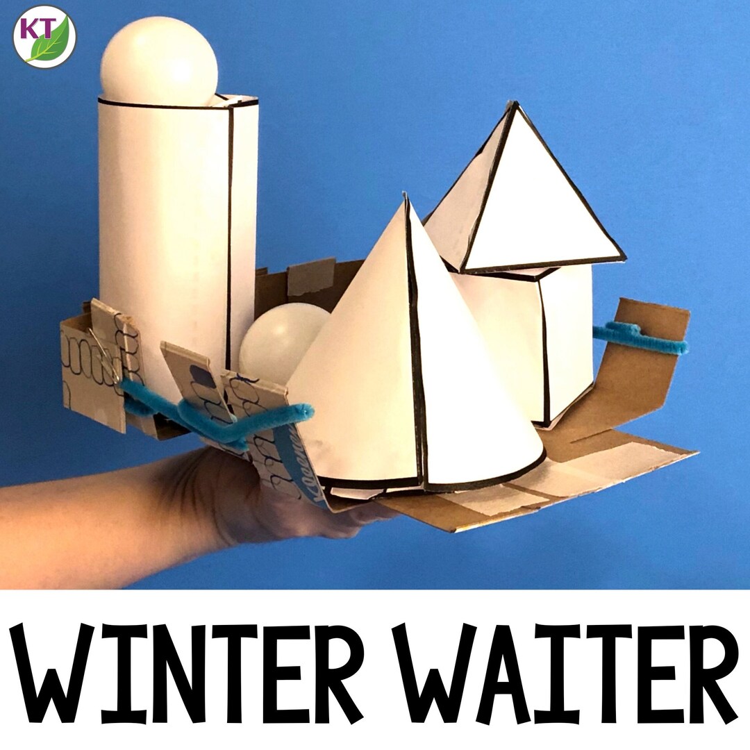 Winter or Christmas STEM Challenge Activity Download Winter Waiter Stem ...