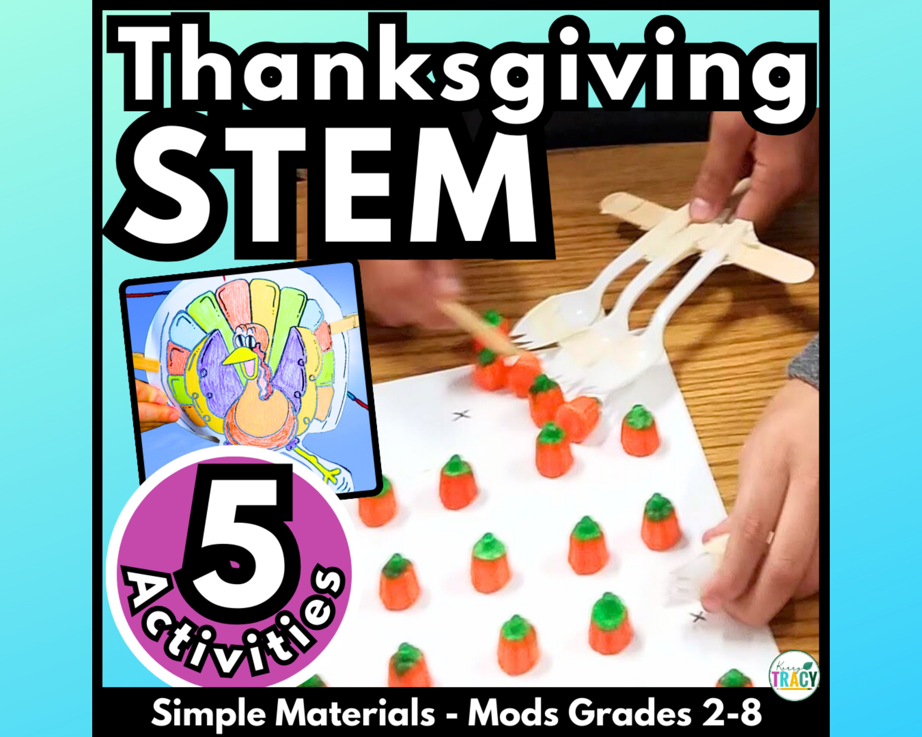 5 Thanksgiving or Fall STEM Challenge Activity Downloads | Fall STEM ...