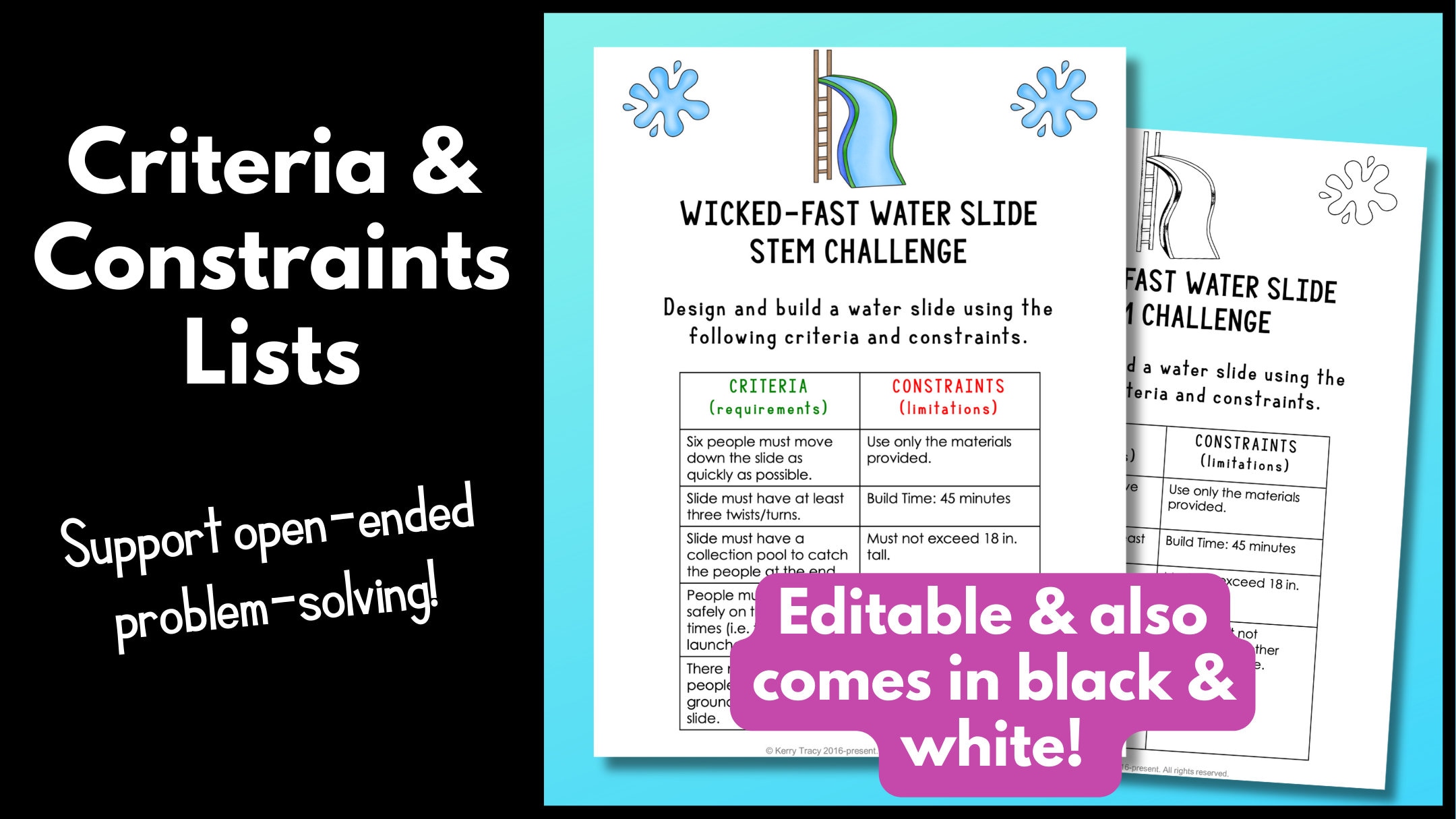 5 Summer STEM Challenge Activity Downloads | End of Year Stem ...