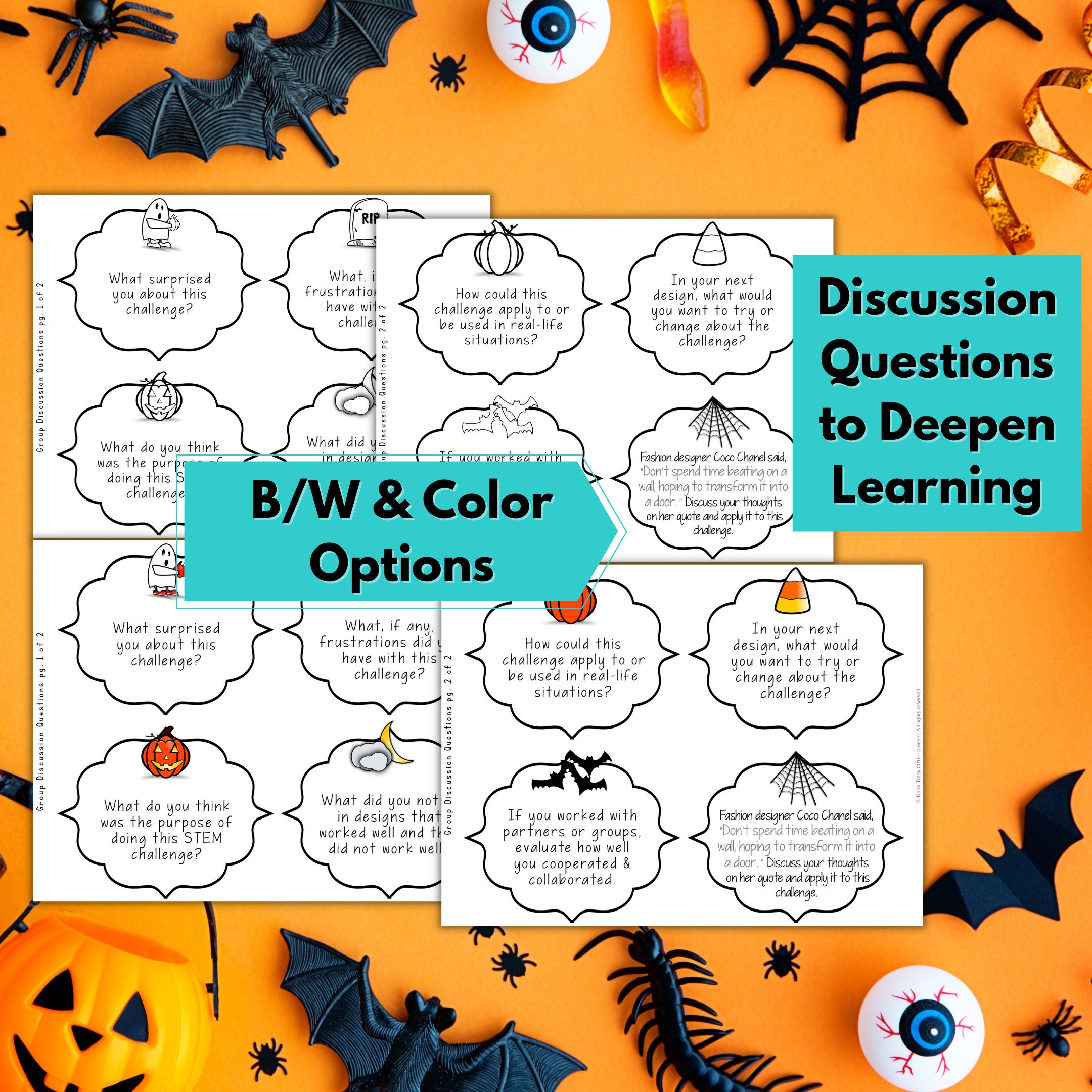 Bone Bridge® Halloween STEM Challenge Activity Download | Homeschool ...