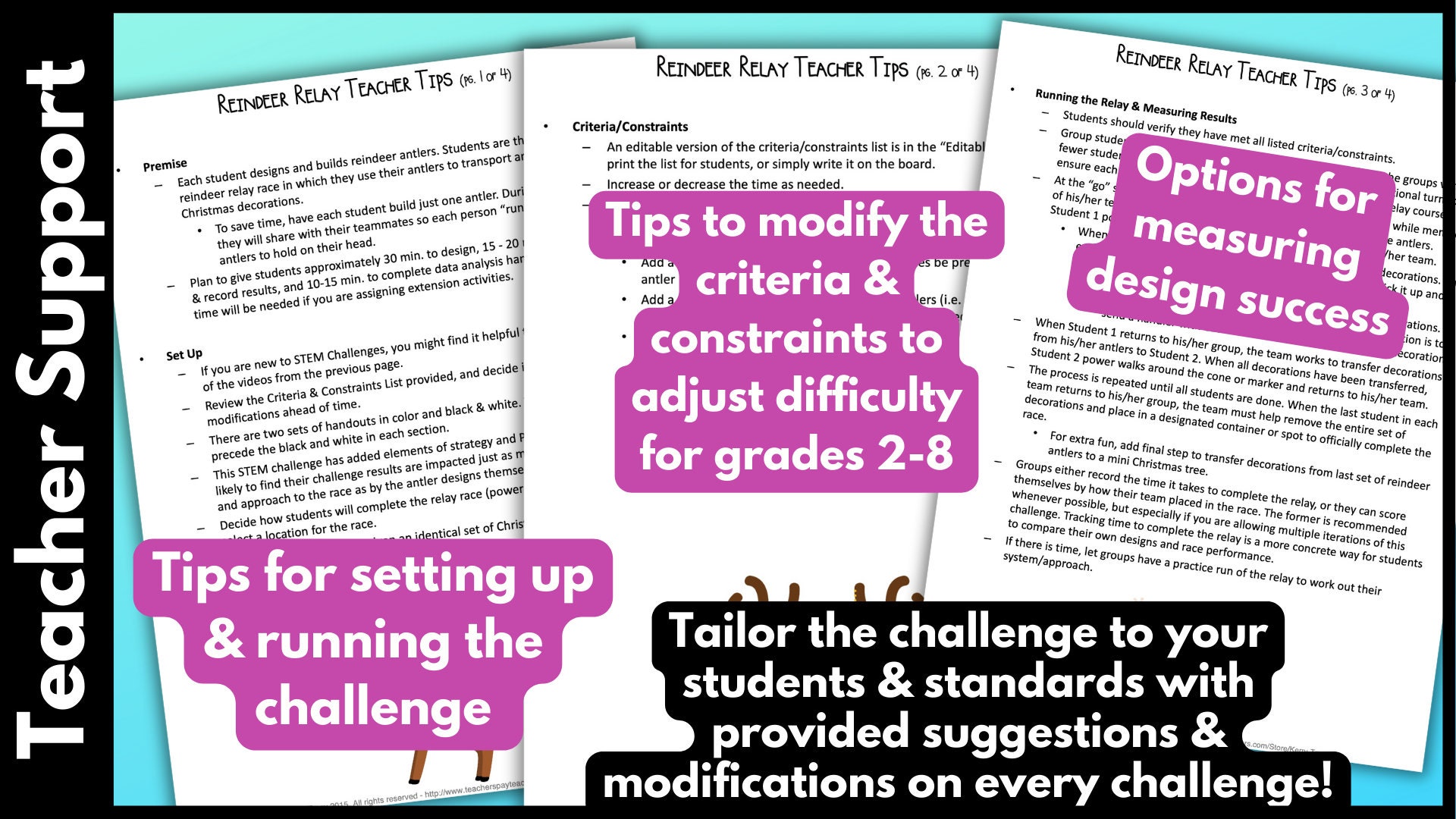 5 Christmas or Winter STEM Challenge Activity Downloads | Winter STEM ...