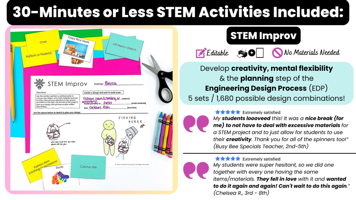 Quick and Easy STEM Activities Bundle | Homeschool Stem | Homeschool ...