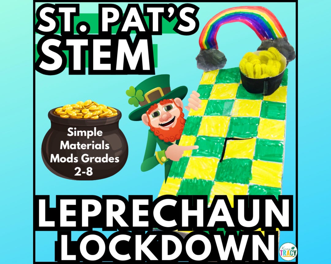 Leprechaun Trap St. Patrick's Day STEM Challenge Activity Download ...