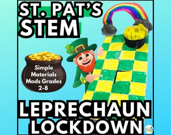 St. Patrick's Day STEM Challenges March STEAM Projects Activity ...