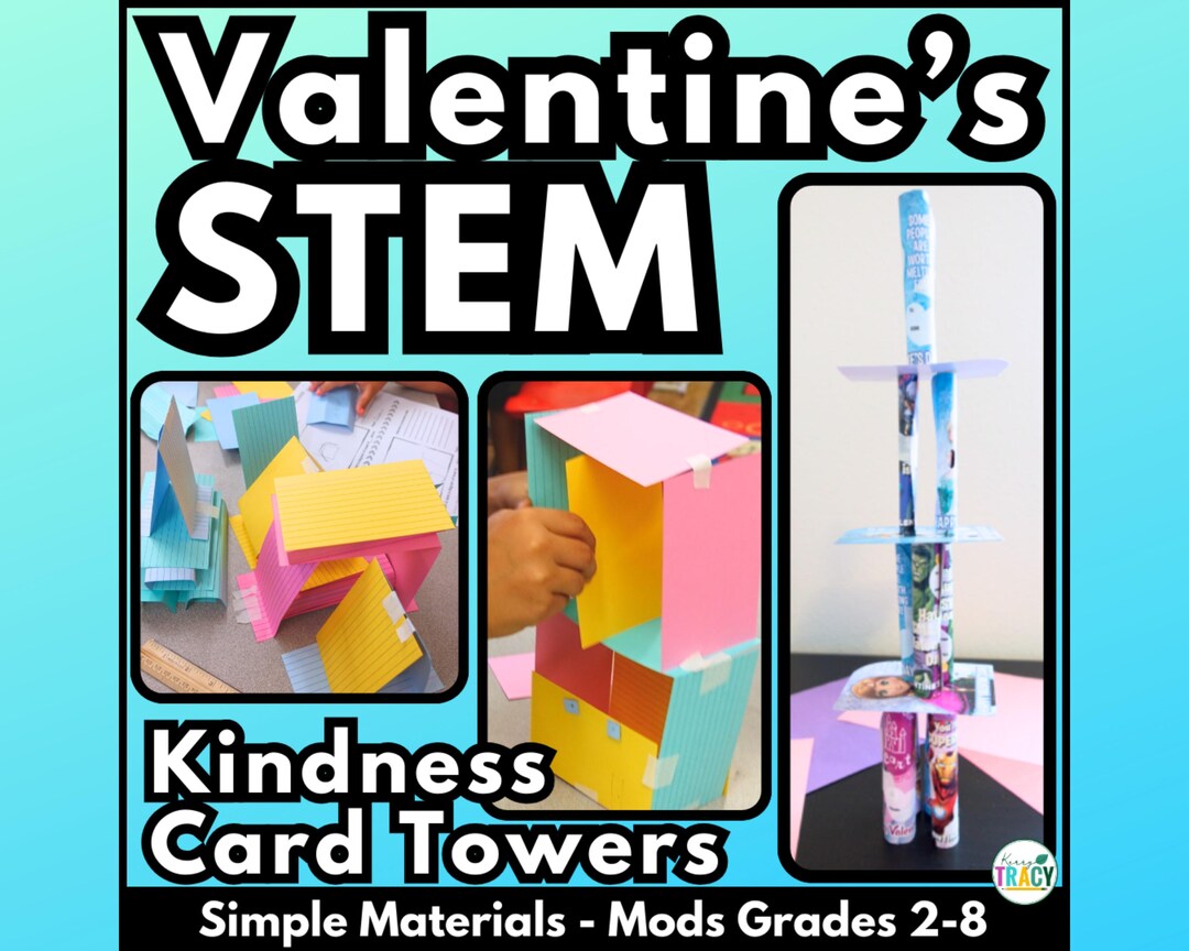 Valentine's Day STEM Challenge Activity Download | Cards in the Clouds ...