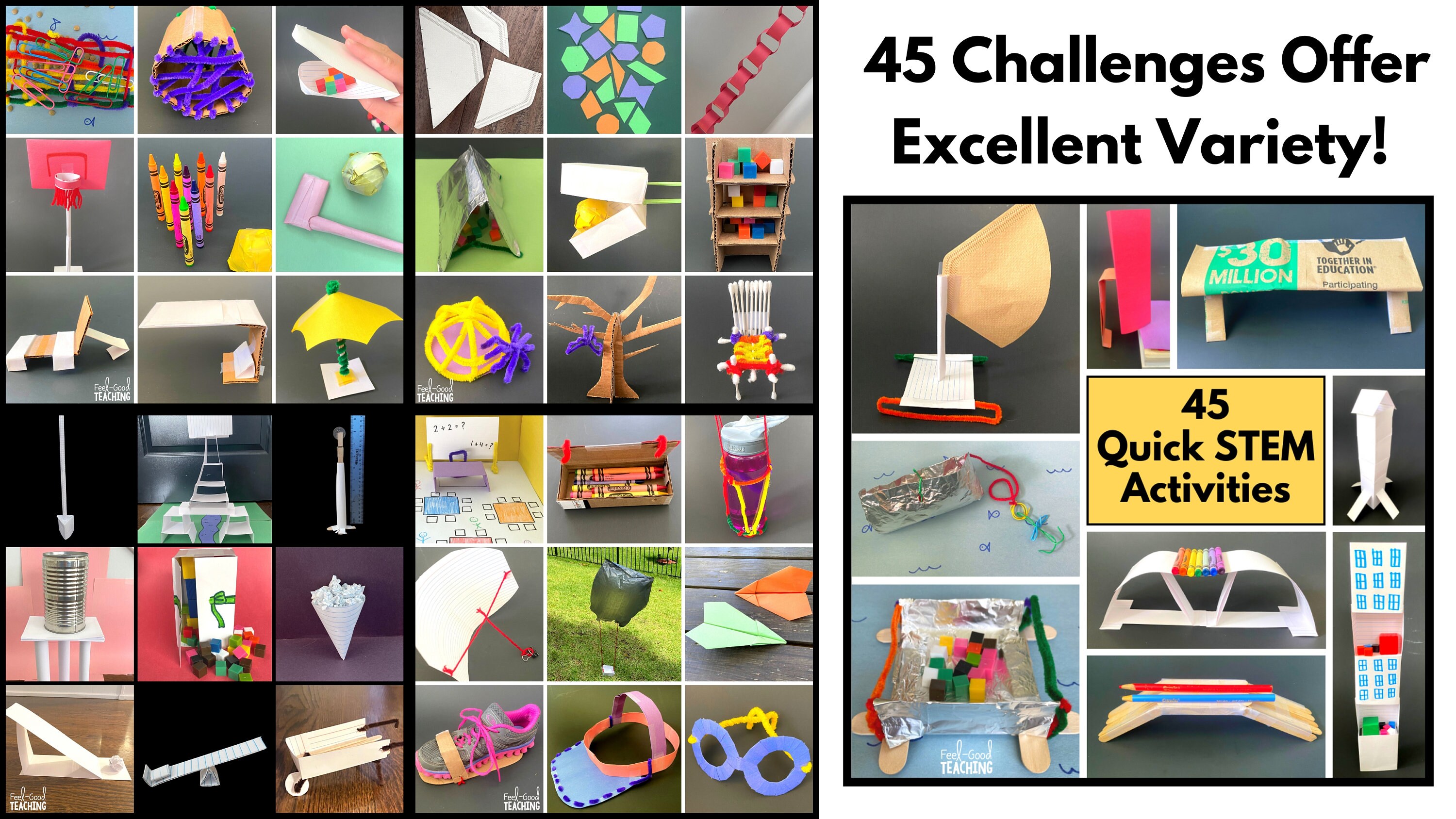 Quick Build STEM Challenges: 45 Engineering Projects (digital Download ...