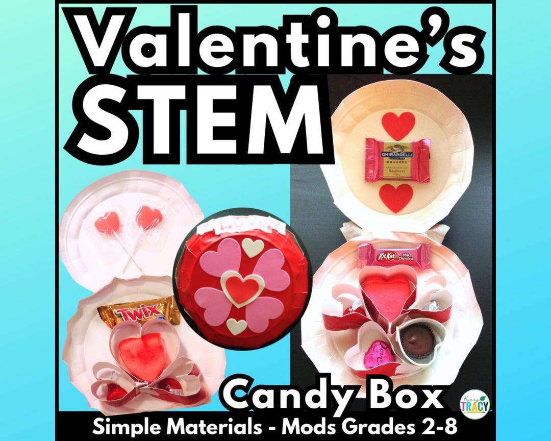Valentine's Day STEM Challenge Activity Download Candy Container ...