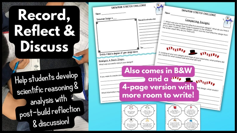 5 Winter STEM Challenge Activities: Homeschool STEAM (digital Download ...