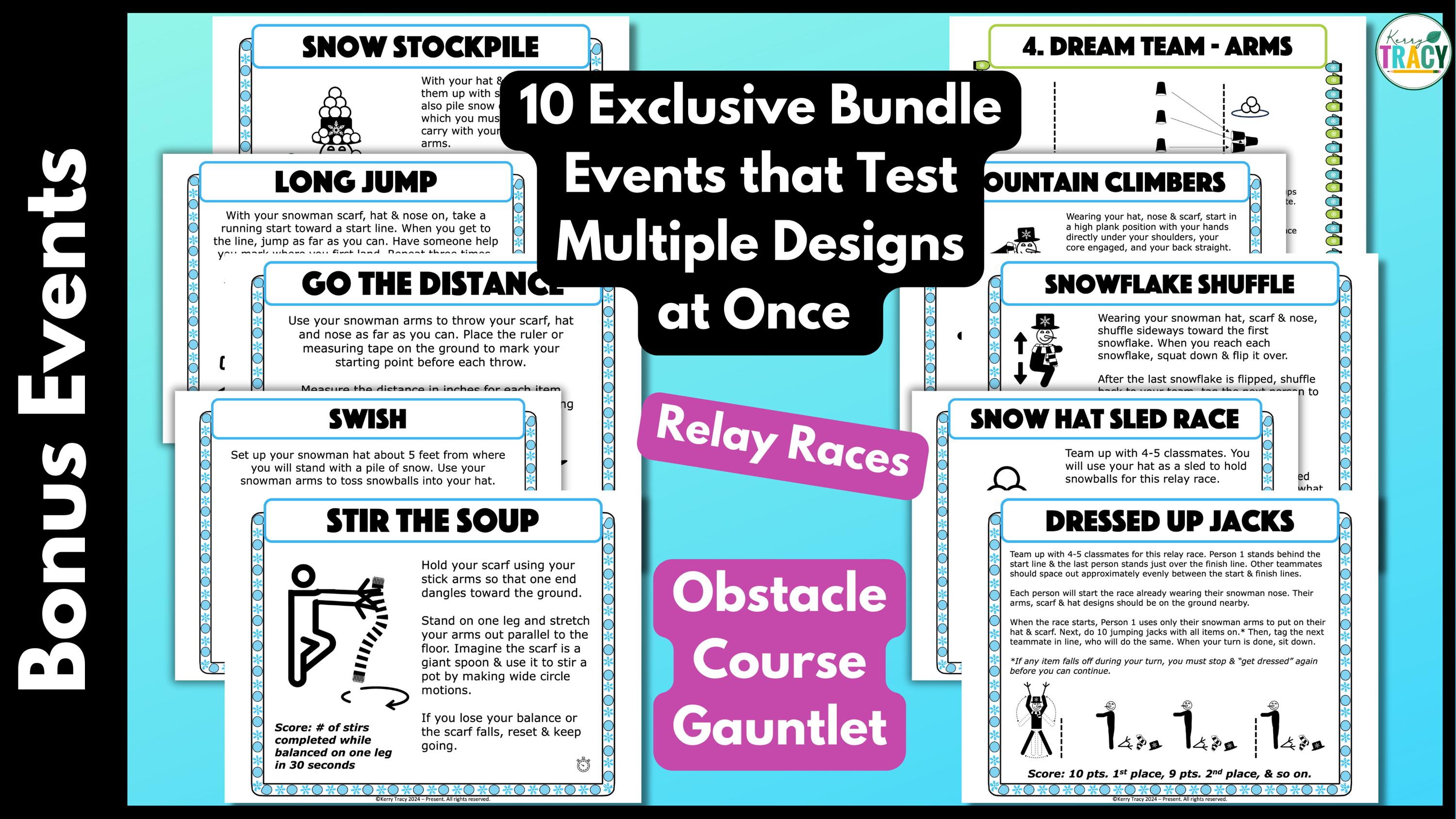 Snowman STEM Winter Games: Hands-on Science Activities (digital ...