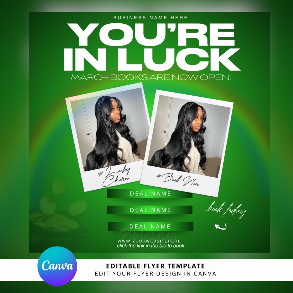 March Booking Flyer, March Flyer, March Books, St.patricks Day Flyer ...