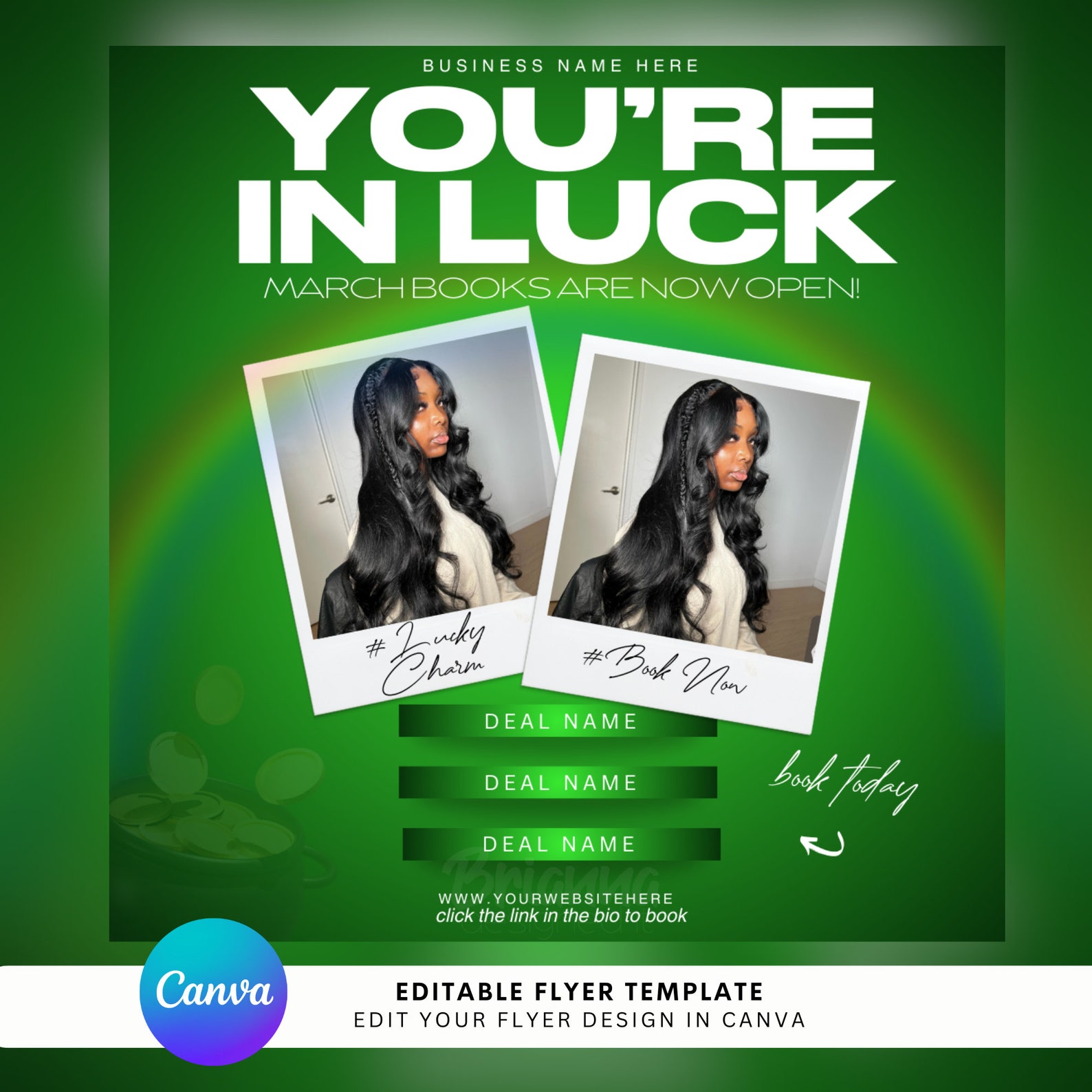 March Booking Flyer, March Flyer, March Books, St.patricks Day Flyer ...