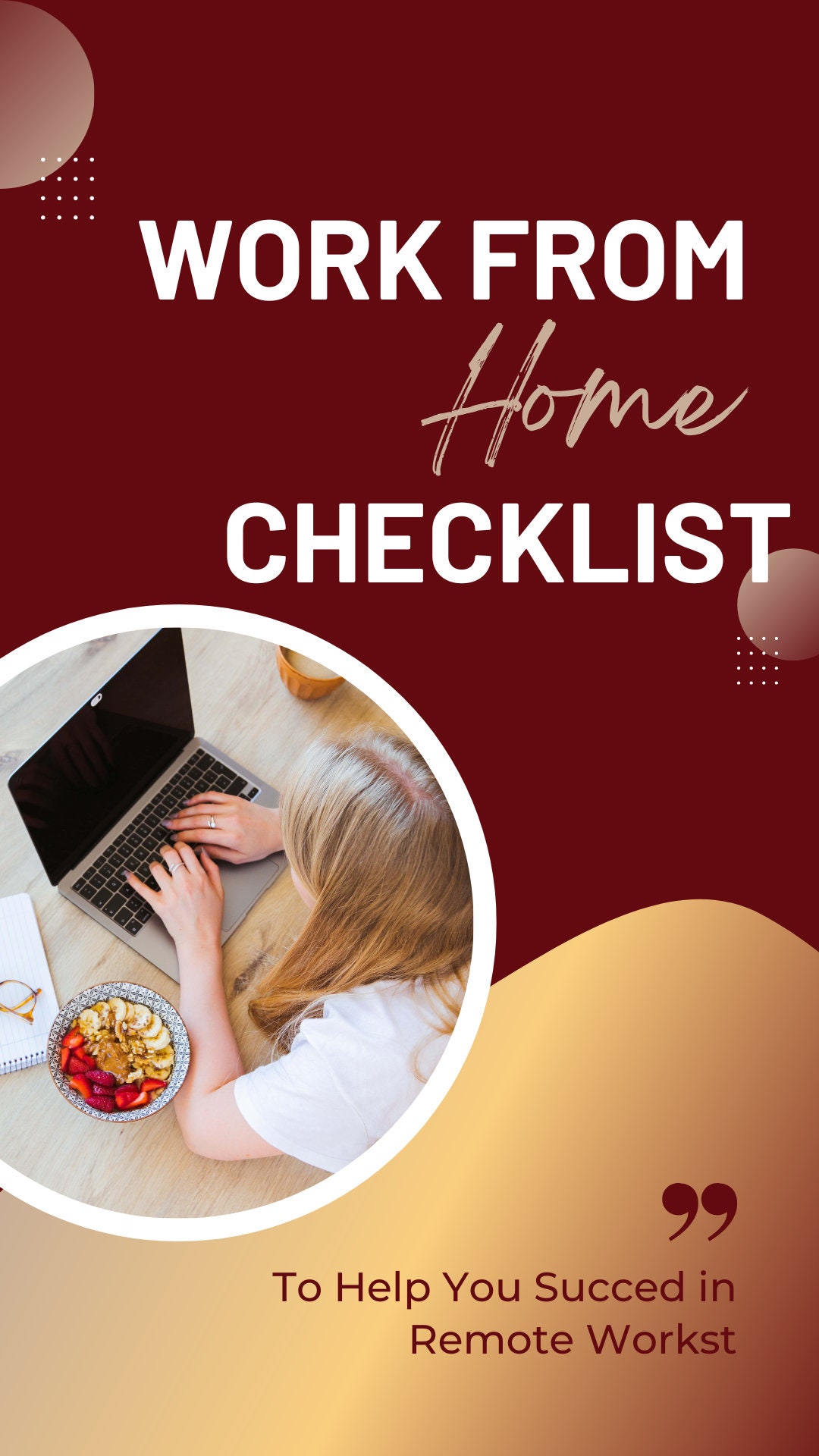 Work From Home Readiness Checklist - Etsy
