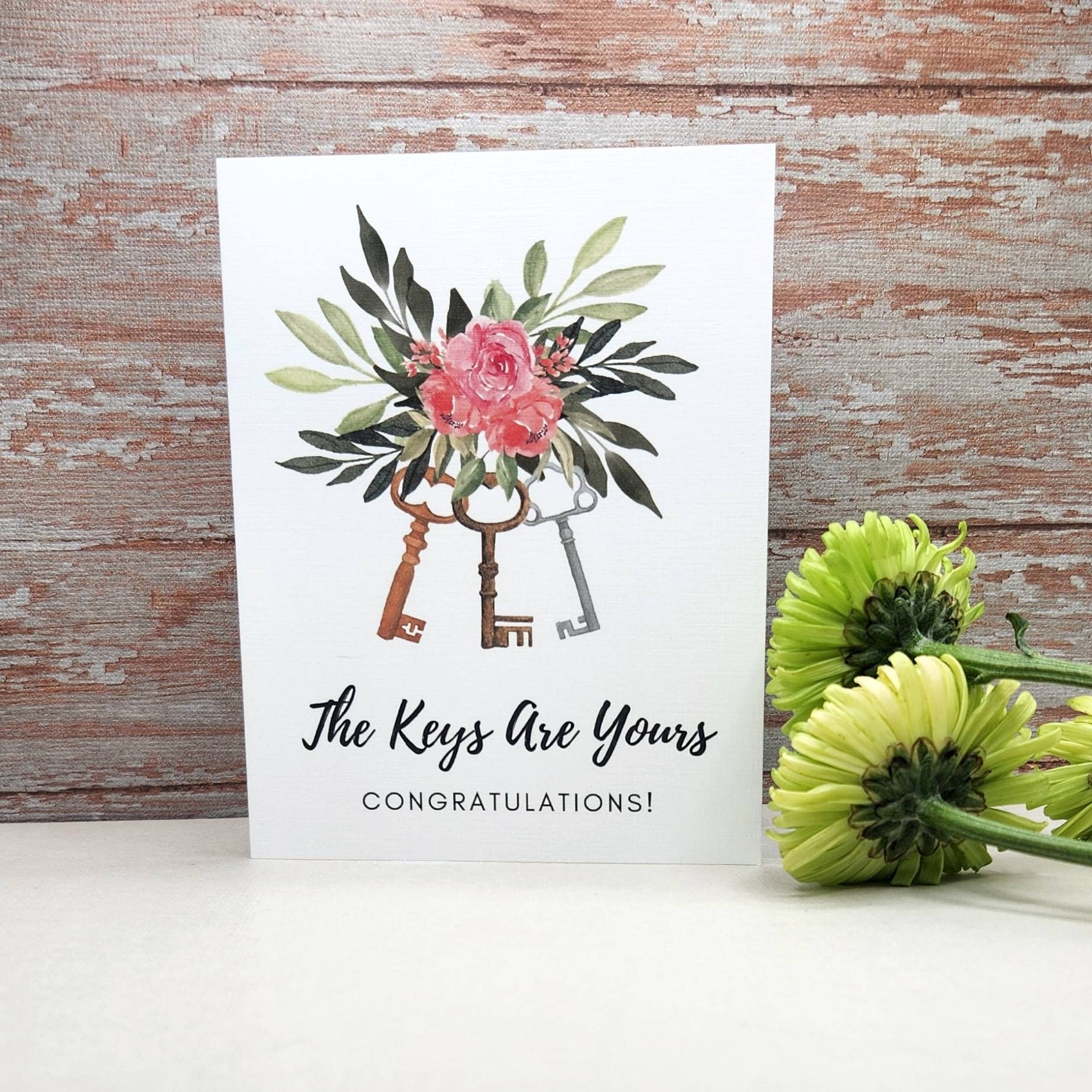 Housewarming Greeting Cards-new Home Cards-watercolor Art-new - Etsy