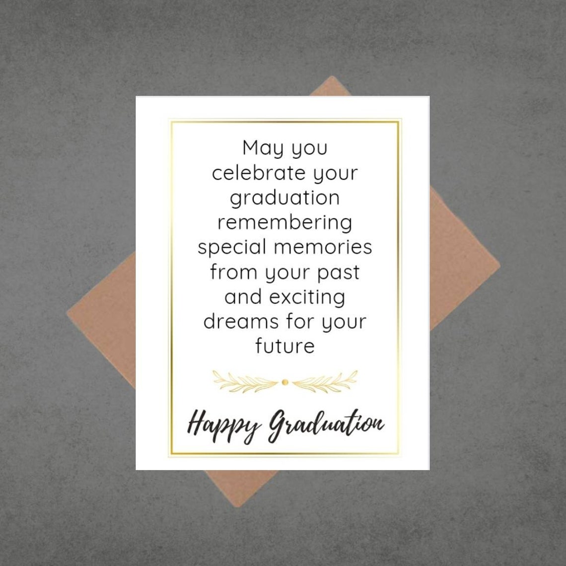 Graduation Card-school Graduation Cards Sentimental Graduation Cards ...