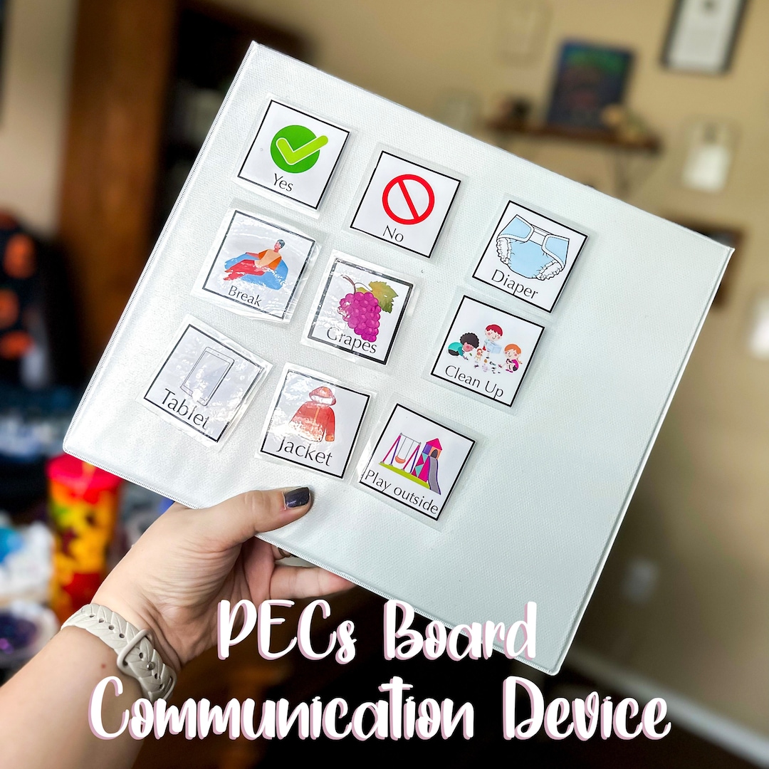 Pecs Communication Board Handmade by Autism Professional - Etsy Australia