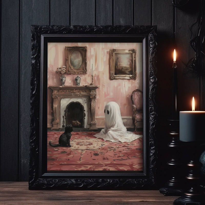 Cute Halloween Poster - Etsy