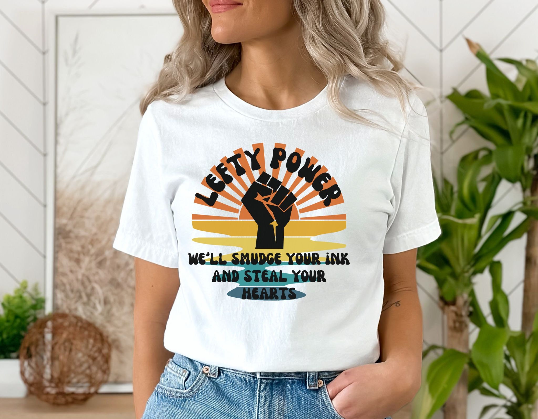 Lefty T-shirt, Funny Left Handed Person Shirt, Left Handed Gift Tee ...