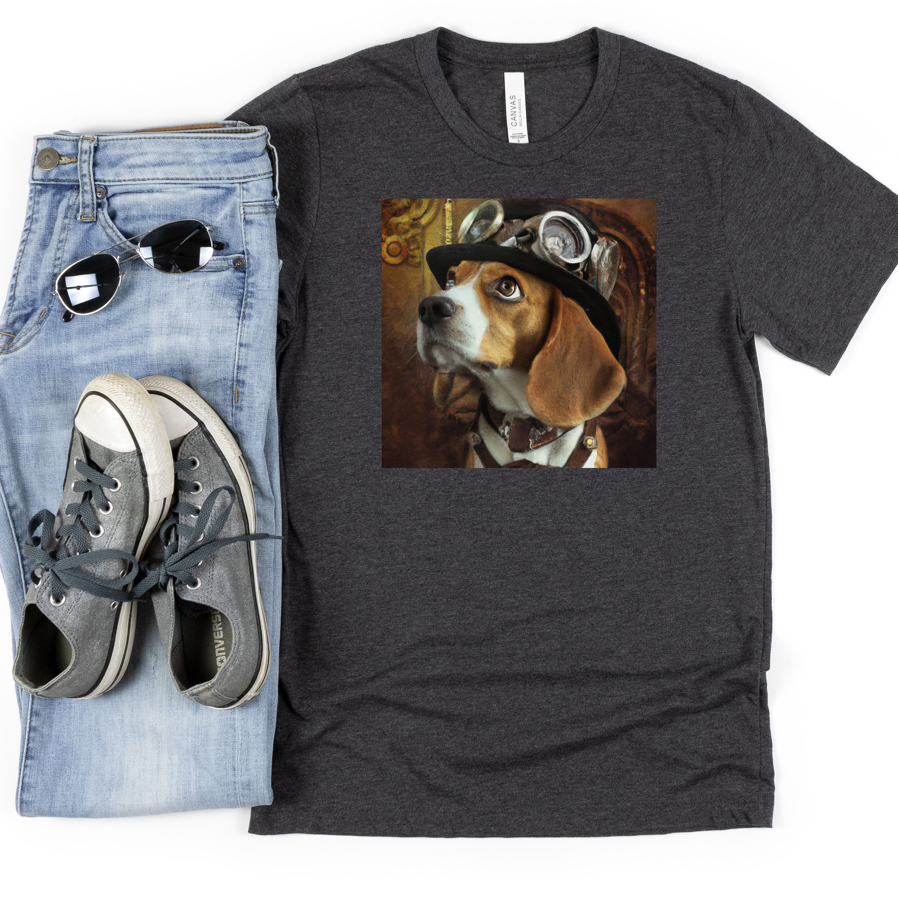 Camiseta Steampunk para perros, camisa Steampunk Beagle, camiseta ...
